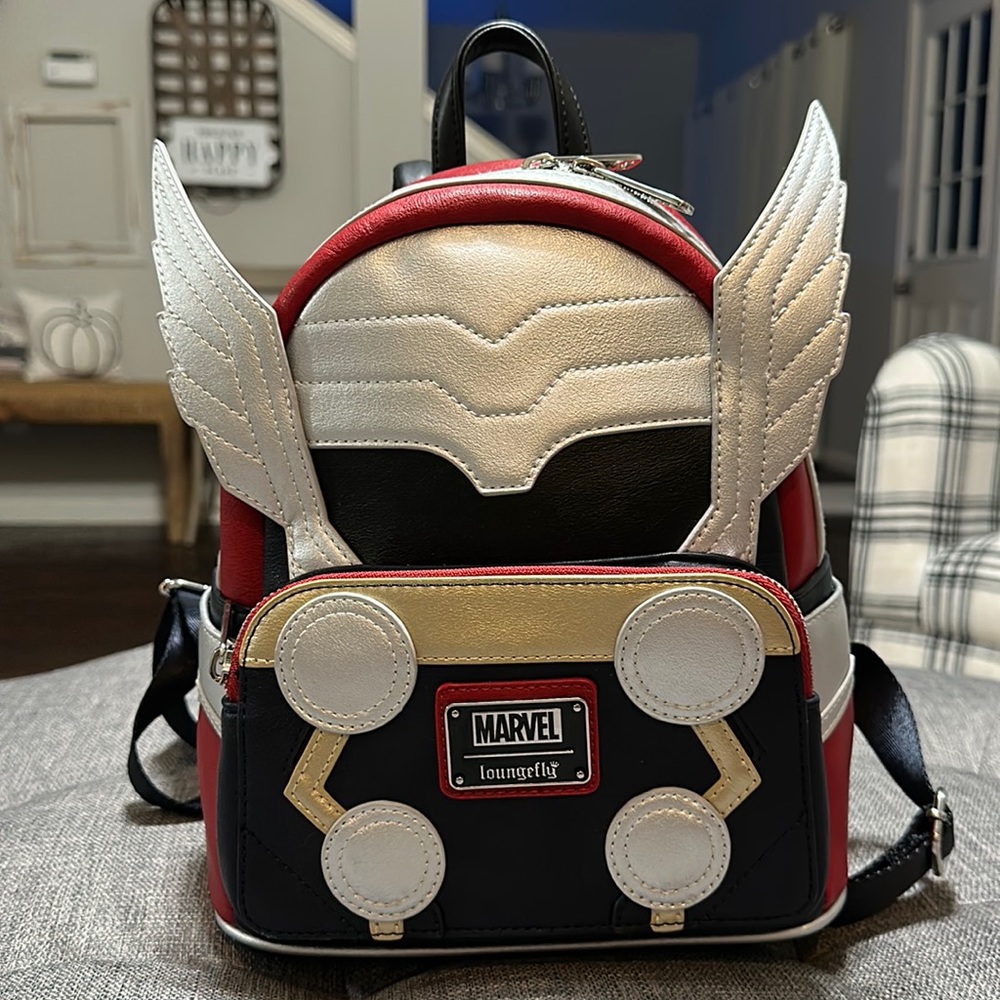 Disney Parks Marvel Loungefly Thor Backpack Nwot - Gem